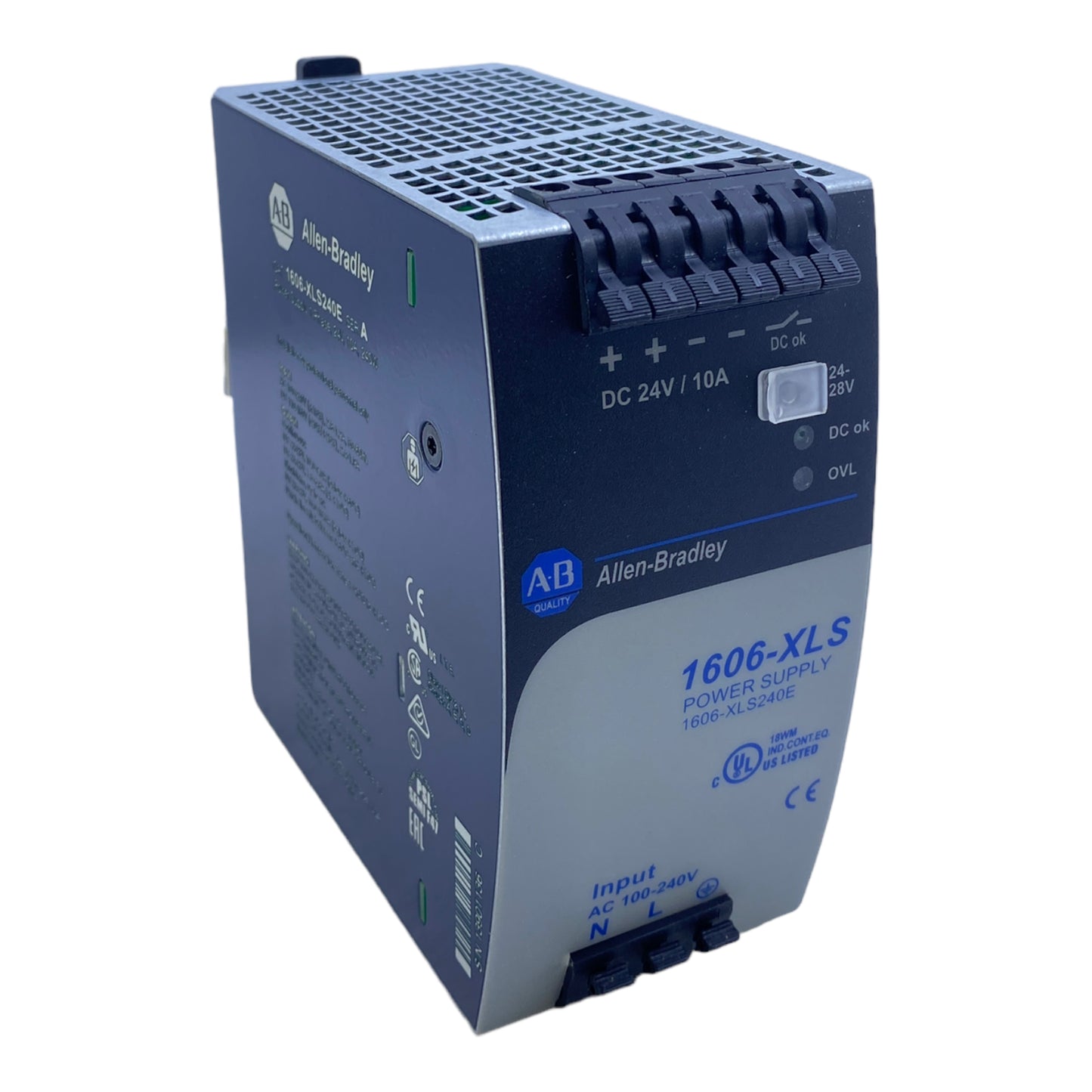 Allen-Bradley 1606-XLS240E Power Supply 24V DC 10A 100-240V AC ...