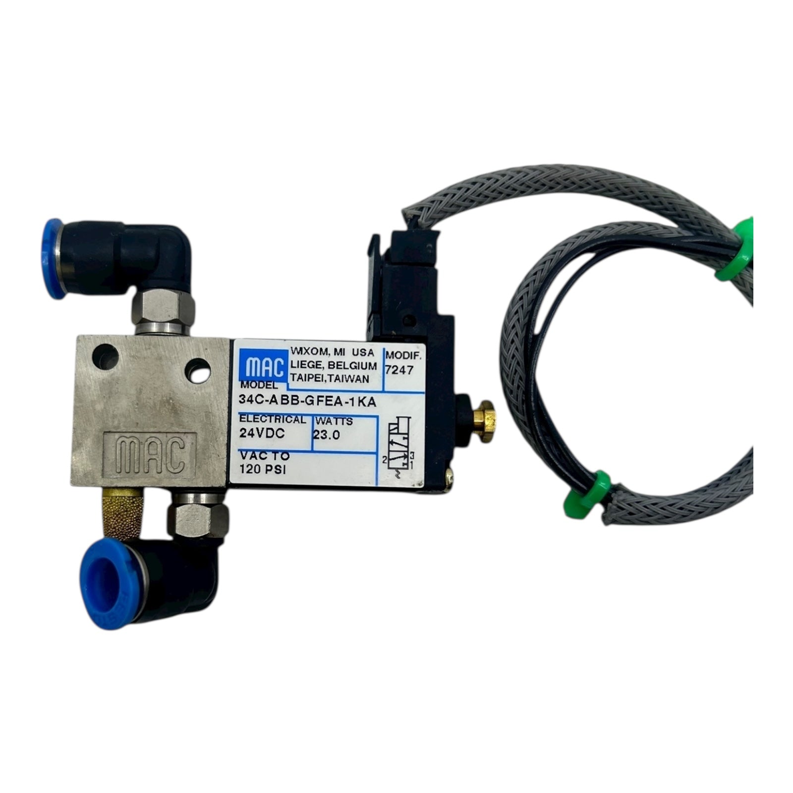 MAC Magnetventil 34C-ABB-GFEA-1KA Magnetventil von MAC für die Industr