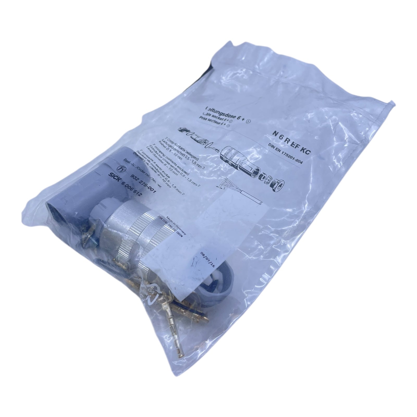 Sick Leitungsdose N 6 R EF KC Leitungsdose geeignet für die Industrie