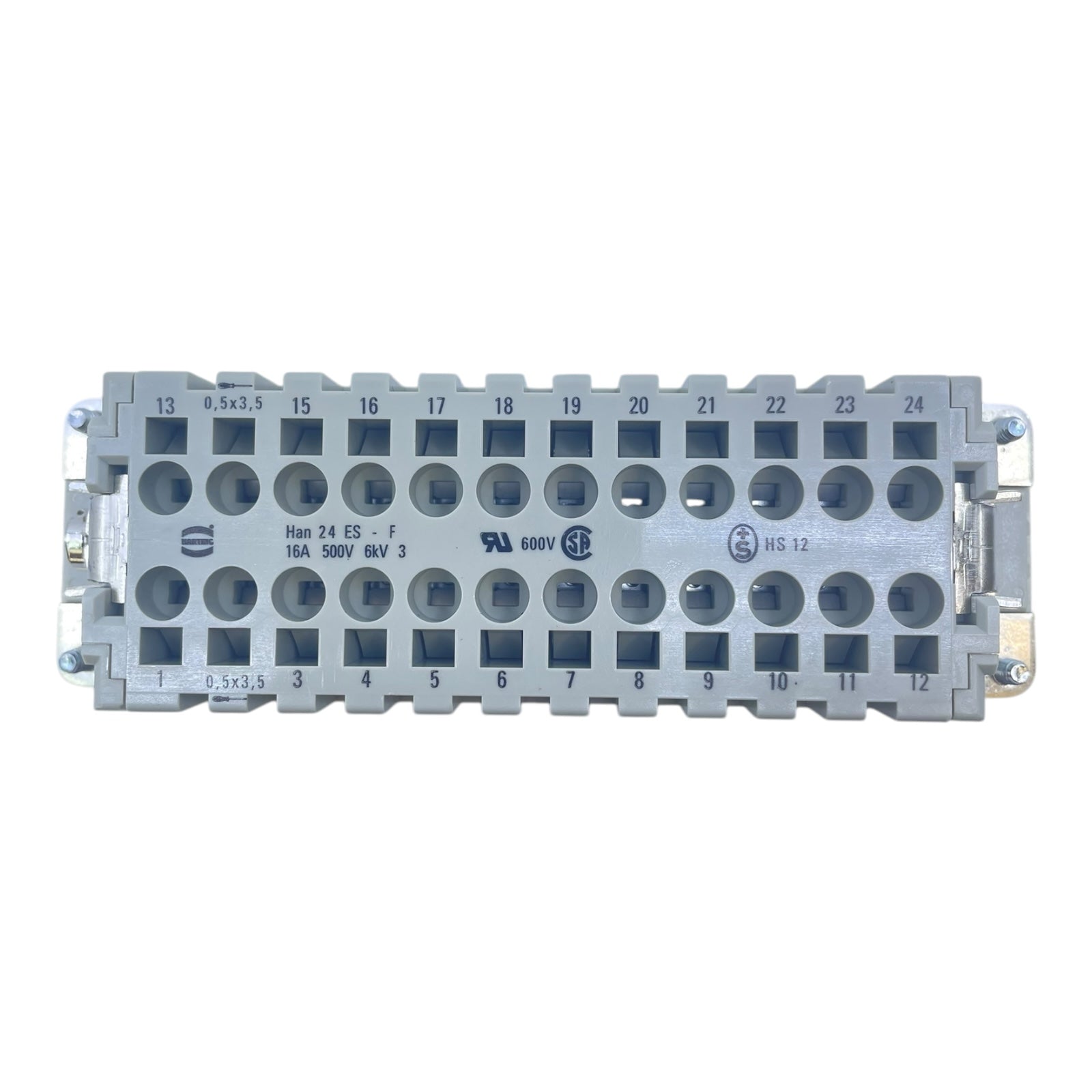 Harting Han 24 ES-F Kontakteinsatz mit 24 Kontakten 09330242716 für In
