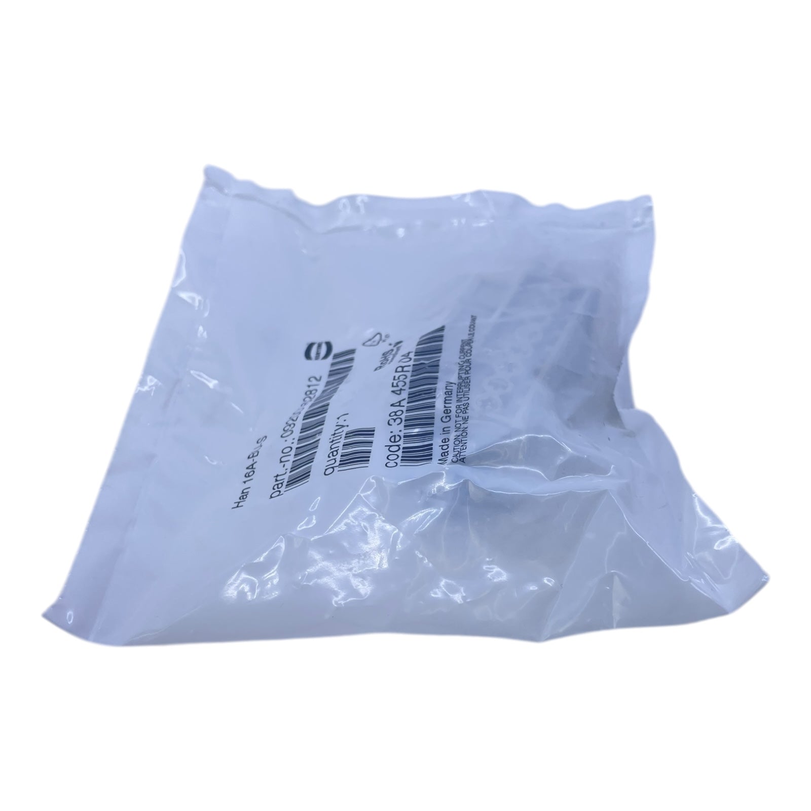 Harting Buchseneinsatz Han 16A-BU-S 09200162812 für die Industrie Geei