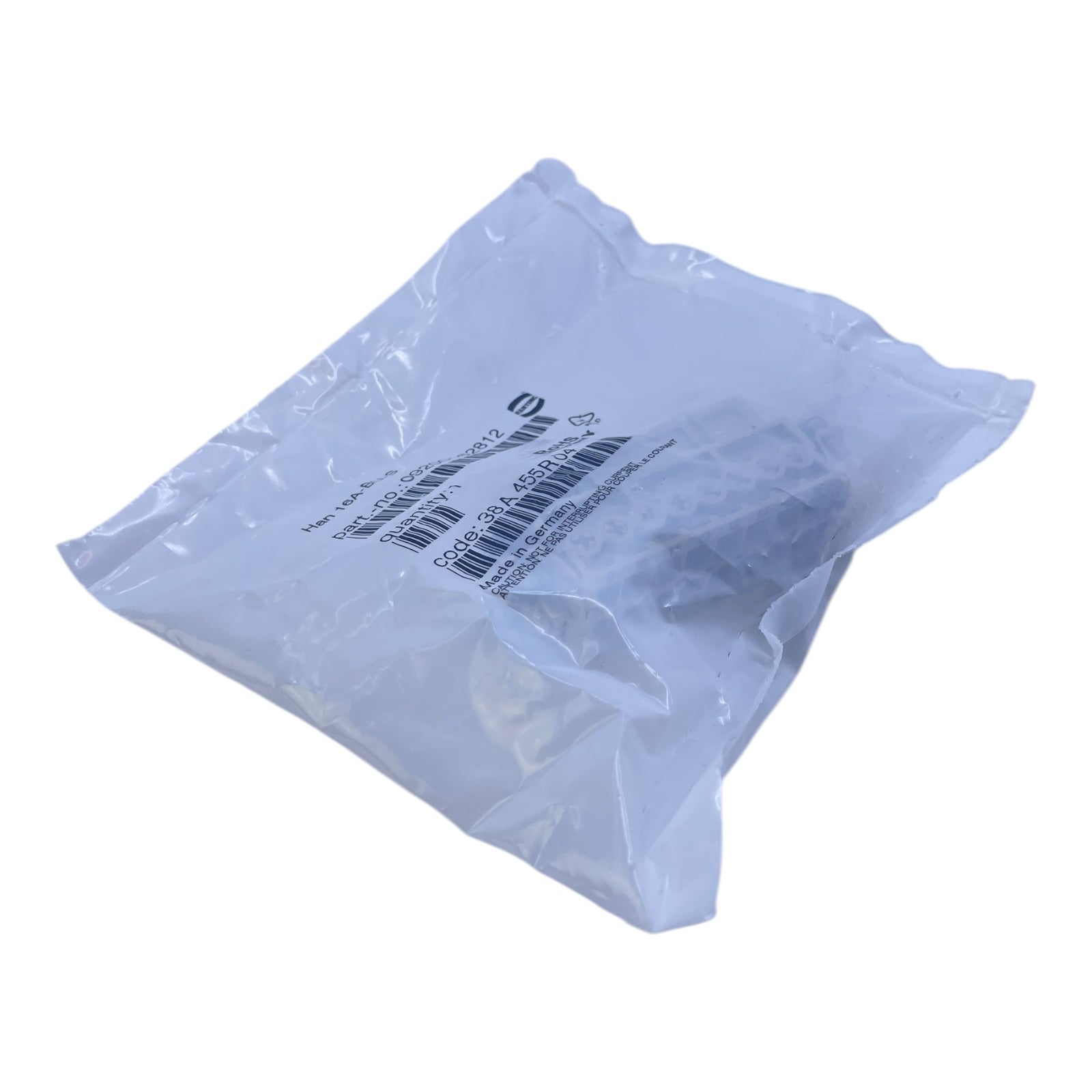 Harting Buchseneinsatz Han 16A-BU-S 09200162812 für die Industrie Geei