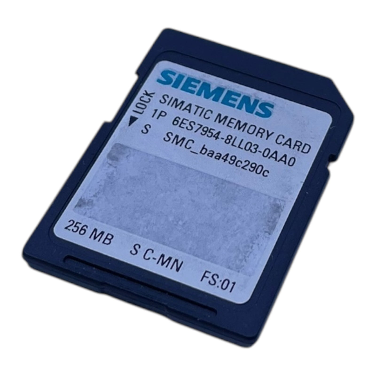 Siemens SIMATIC S7 Memory Card für S7 CPU 256MB 6ES7954-8LL03-0AA0 Ind